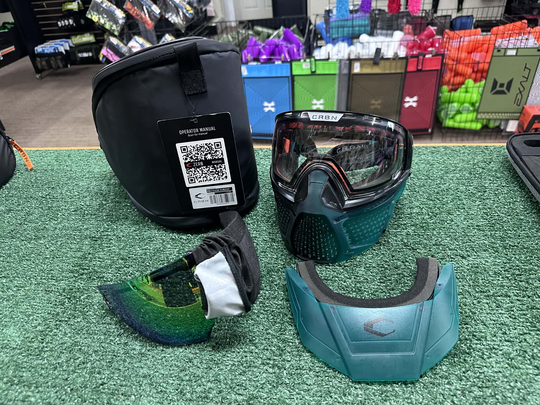Used CRBN Goggles - Pro Fade Forrest(Black/Green) – DoodleBug Sportz ...